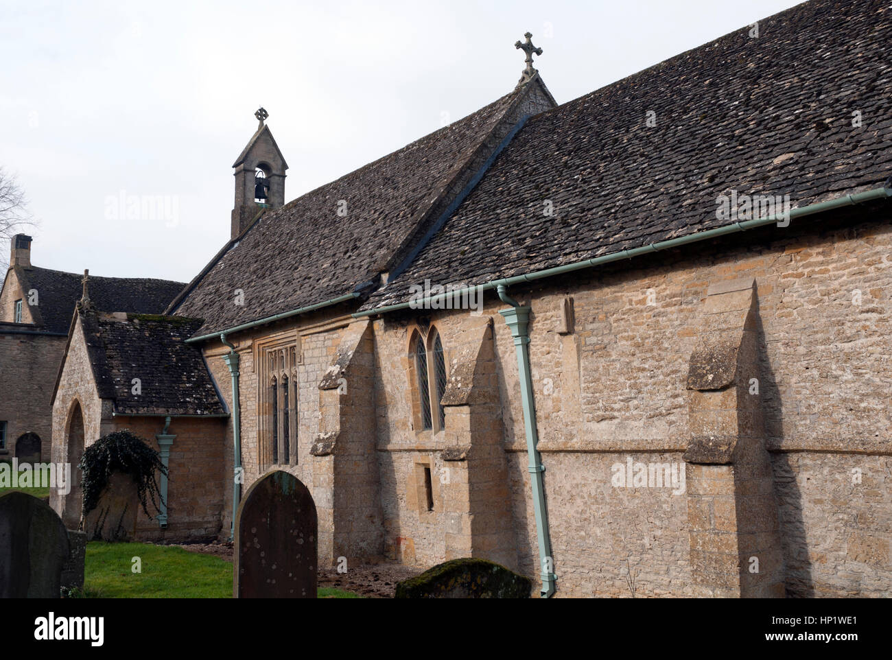St. Nicholas Church, Condicote, Gloucestershire, England, UK Stock ...