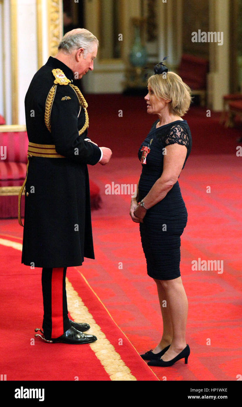 Penny Briscoe from Nottingham is made an OBE (Officer of the Order of ...