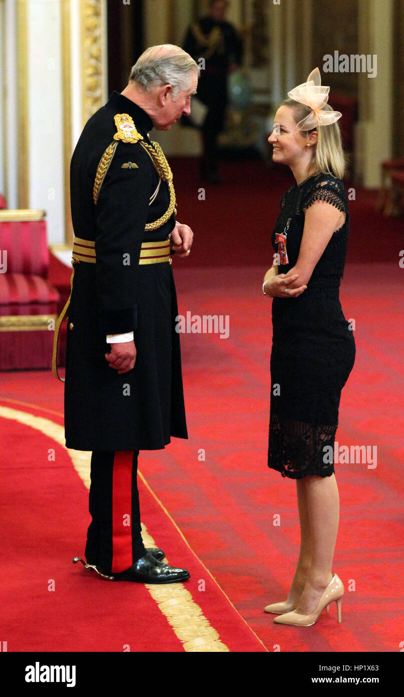 Claire Cashmore from Kidderminster is made an MBE (Member of the Order ...