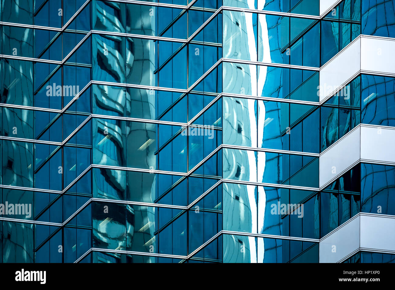 Windows of commercial building in Hong Kong Stock Photo - Alamy