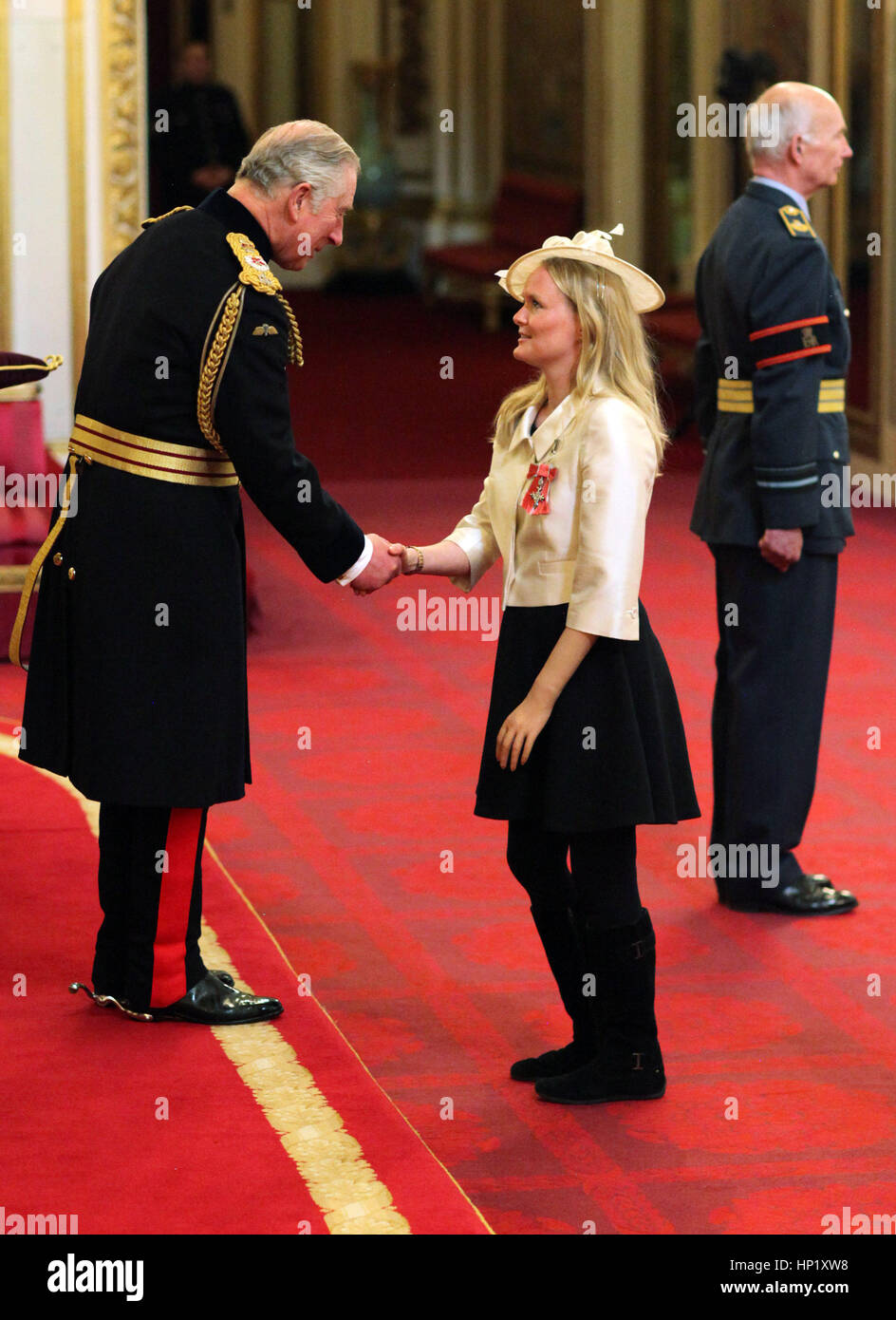 Made mbe by prince wales investiture ceremony buckingham palace hi-res ...