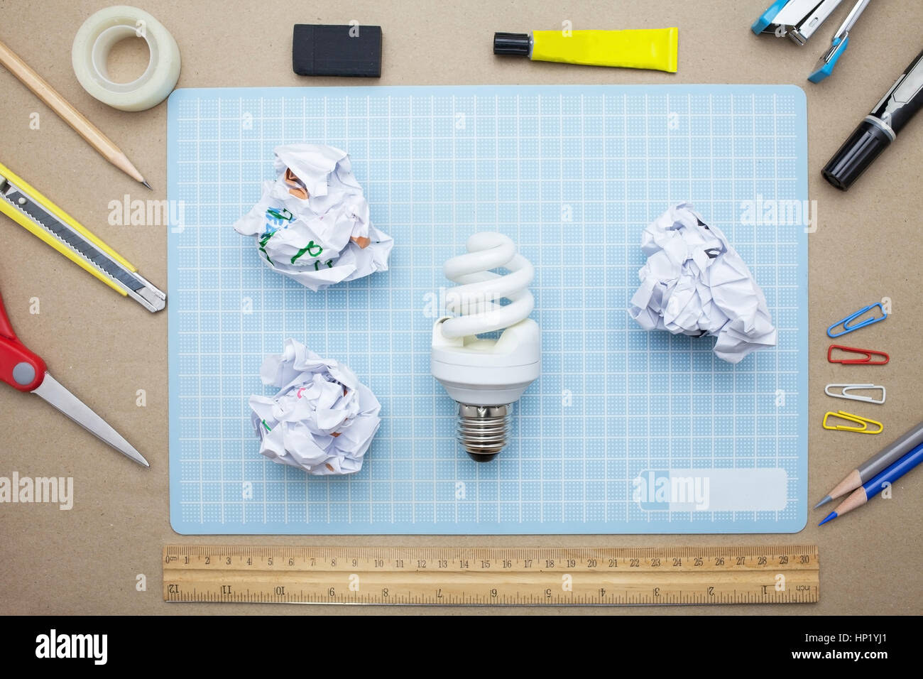 concept:stapler,glue,scissor,cutter,tape,pen,pencil,clip,ruler,rubber ...