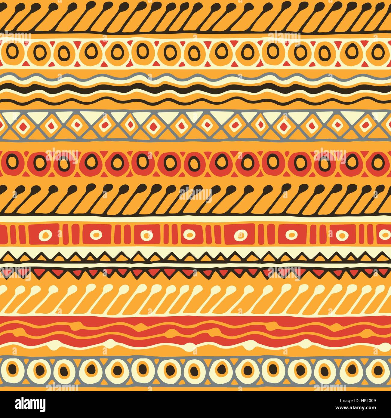 Seamless vector tribal texture. Tribal seamless texture. Vintage ethnic seamless backdrop. Boho ...