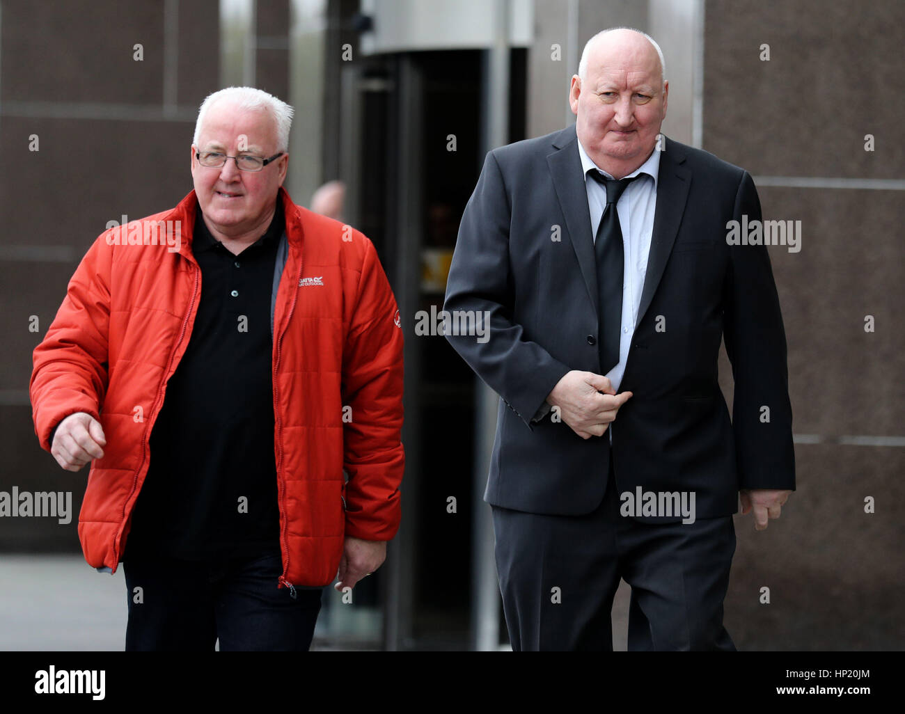 Harry Clarke (right), the driver of a bin lorry which crashed killing ...