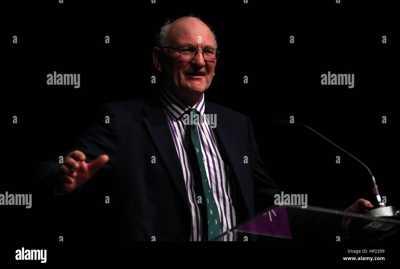 Ukip's agriculture spokesman Stuart Agnew MEP makes a speech at the ...