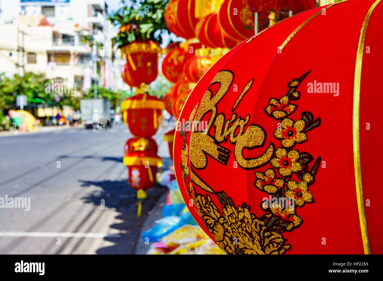 Chinese lanterns during new year festival Stock Photo - Alamy