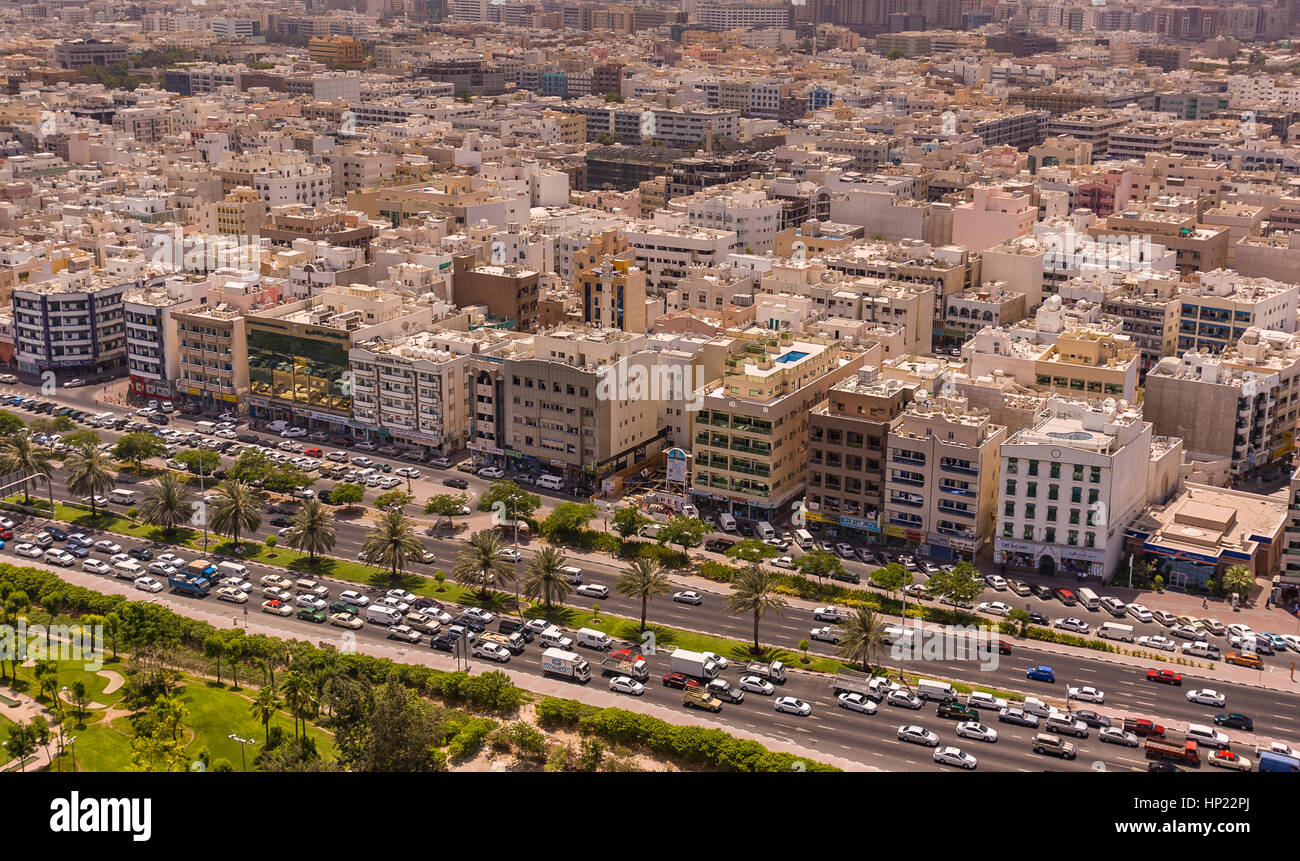 DUBAI, UNITED ARAB EMIRATES - Deira neighborhood in central Dubai ...