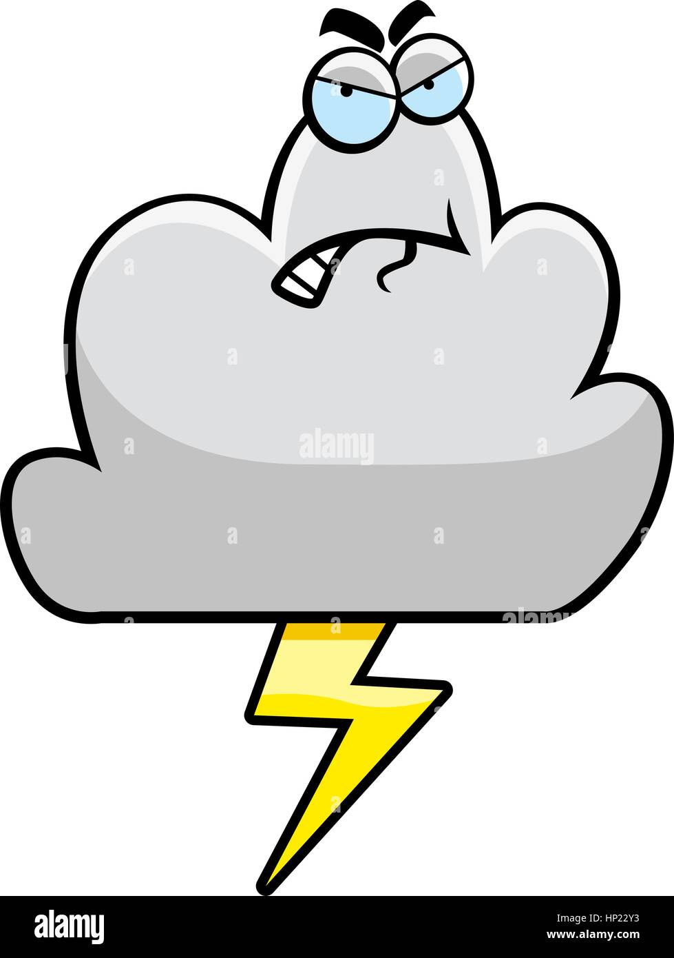 Angry Storm Cloud Clipart