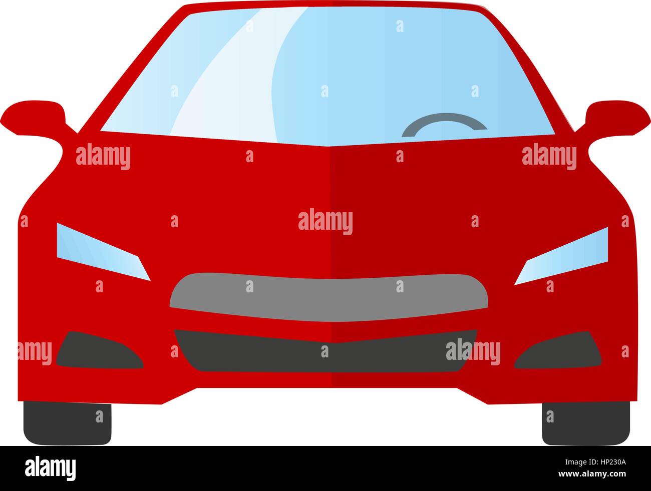 Red car - vector graphic Stock Vector Image & Art - Alamy