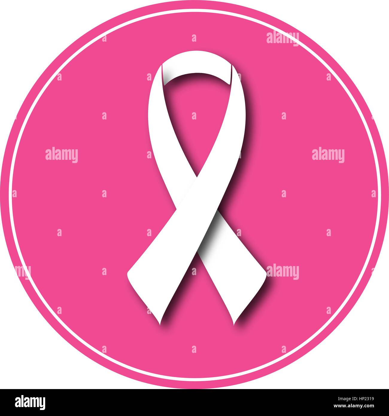 Cancer ribbon - vector illustration Stock Vector Image & Art - Alamy