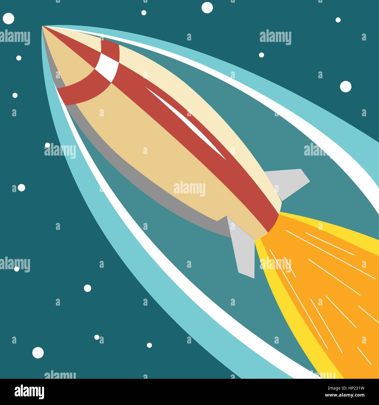 Rocket - vector graphic Stock Vector Image & Art - Alamy
