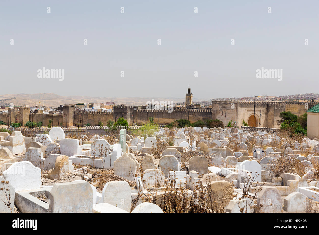 The jewish cemetery in Fes, Morocco Stock Photo - Alamy