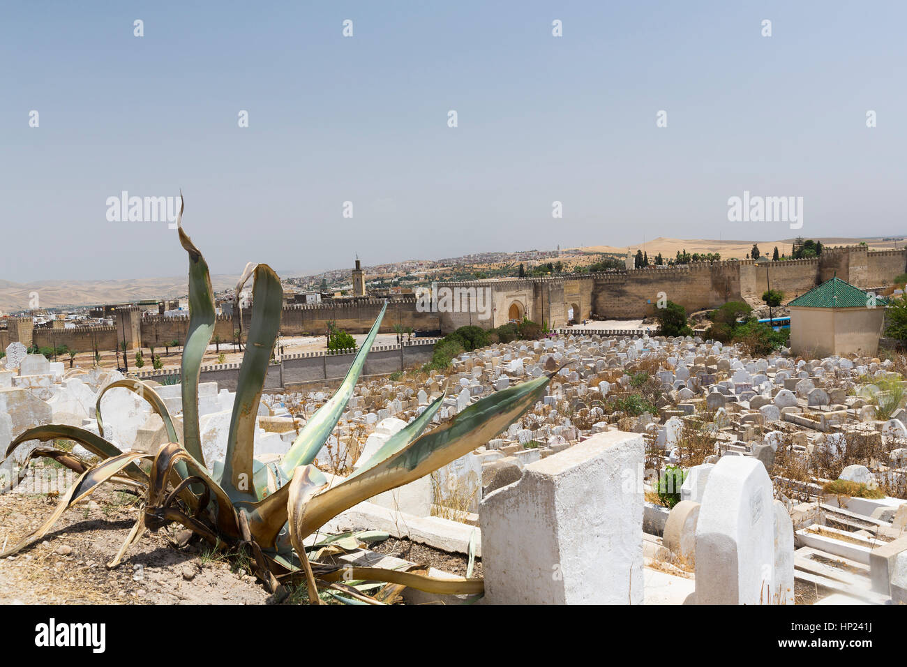The jewish cemetery in Fes, Morocco Stock Photo - Alamy