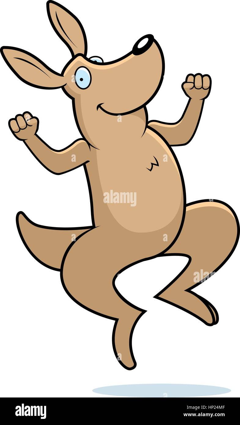 Jumping Kangaroo Cartoon