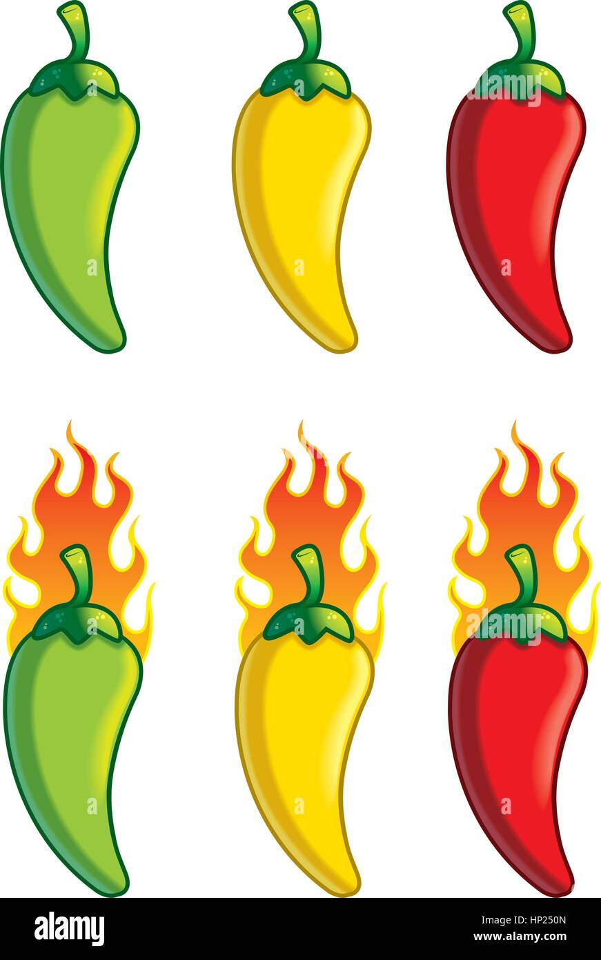 Spicy variety Stock Vector Images - Alamy