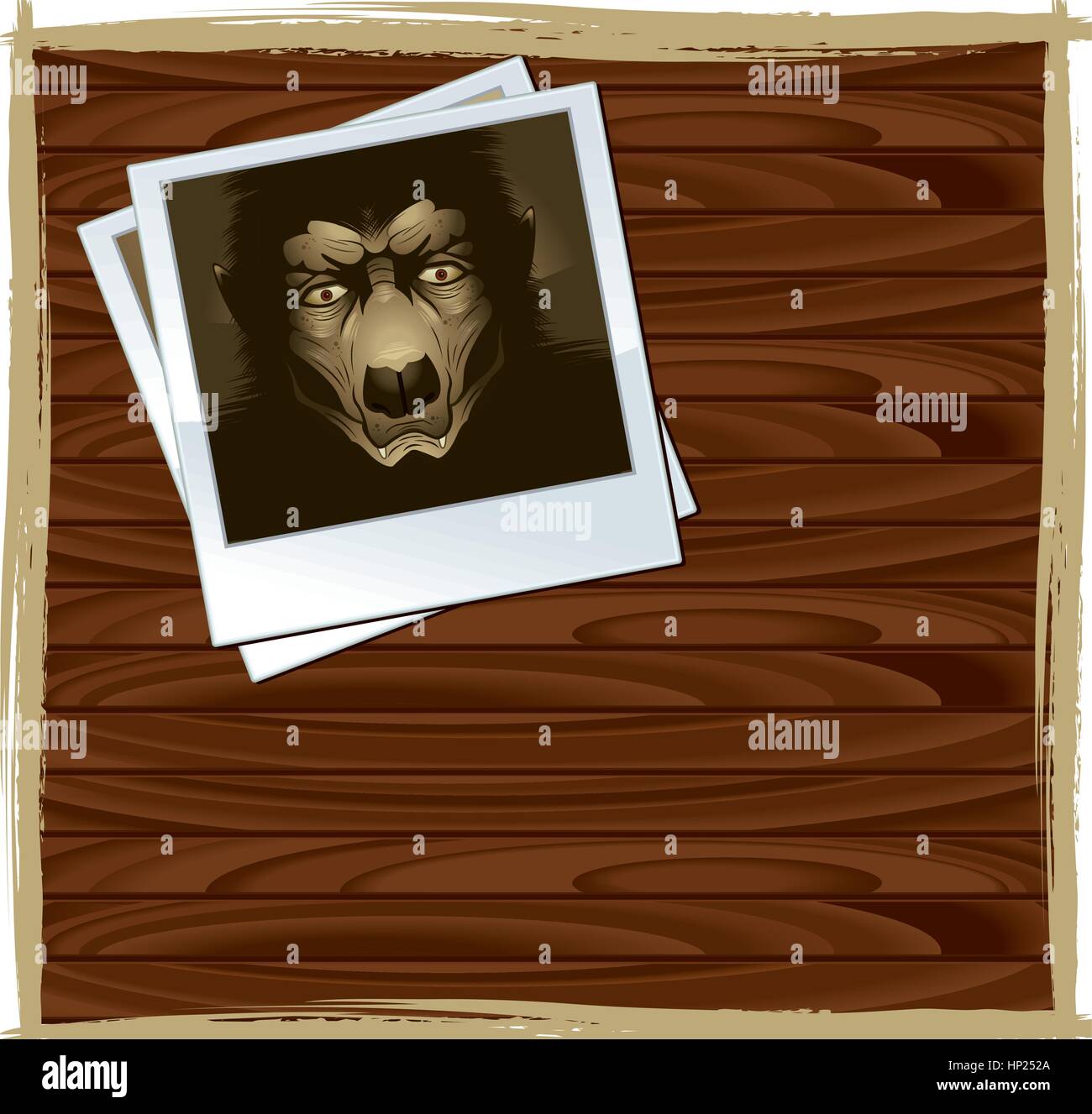 Scary photo Stock Vector Images - Alamy