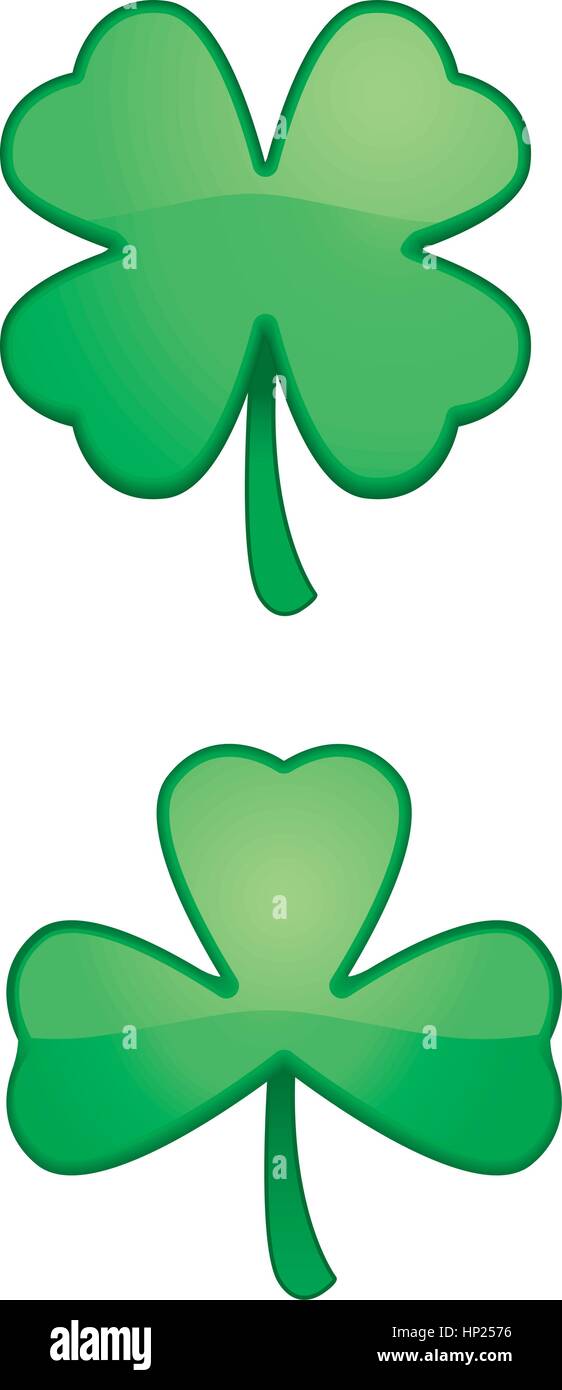 Two clovers hi-res stock photography and images - Alamy