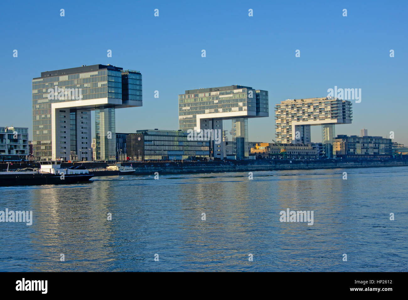 `Crane houses`, Three modern architecture L-shaped apartment building ...