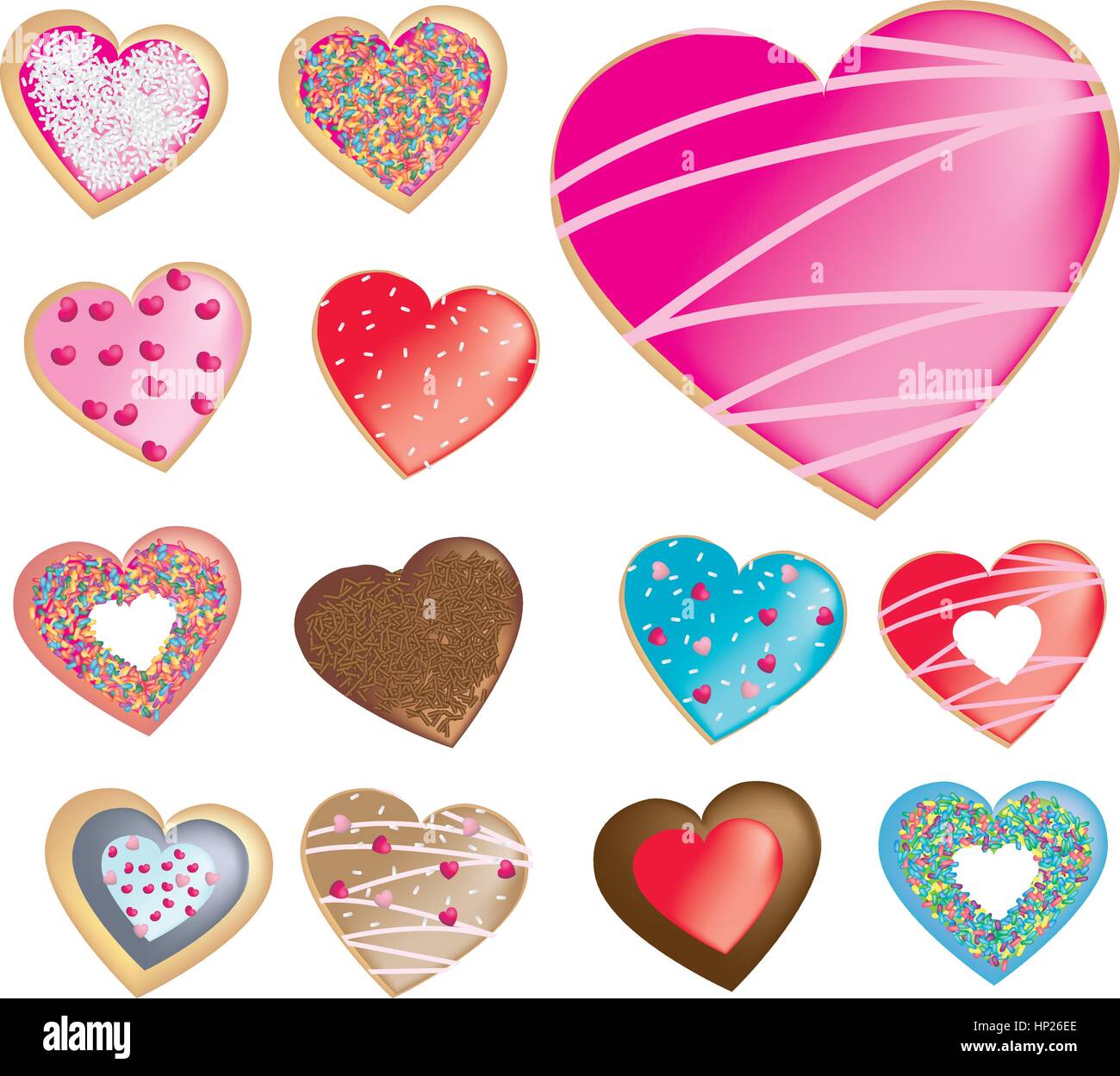 Red white and blue hundreds and thousands Stock Vector Images - Alamy