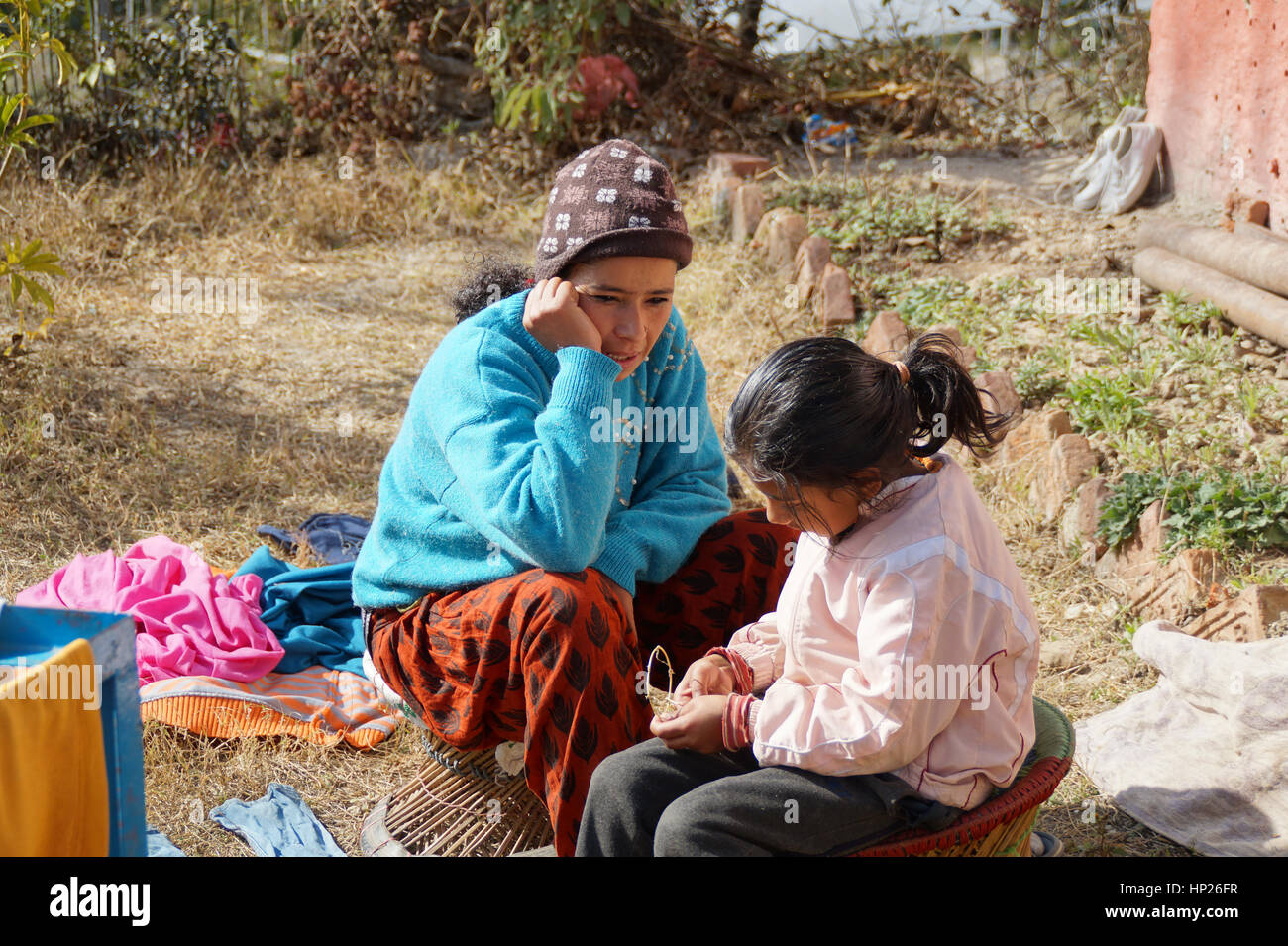 Orphanage life in Nepal Stock Photo - Alamy