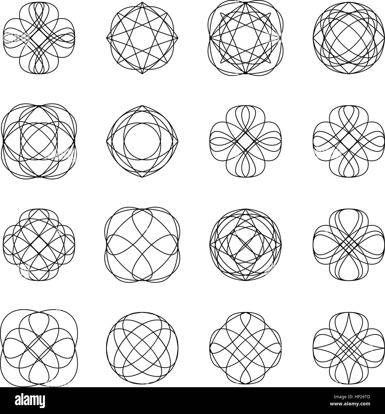 Elegant page decoration flourish Black and White Stock Photos & Images ...