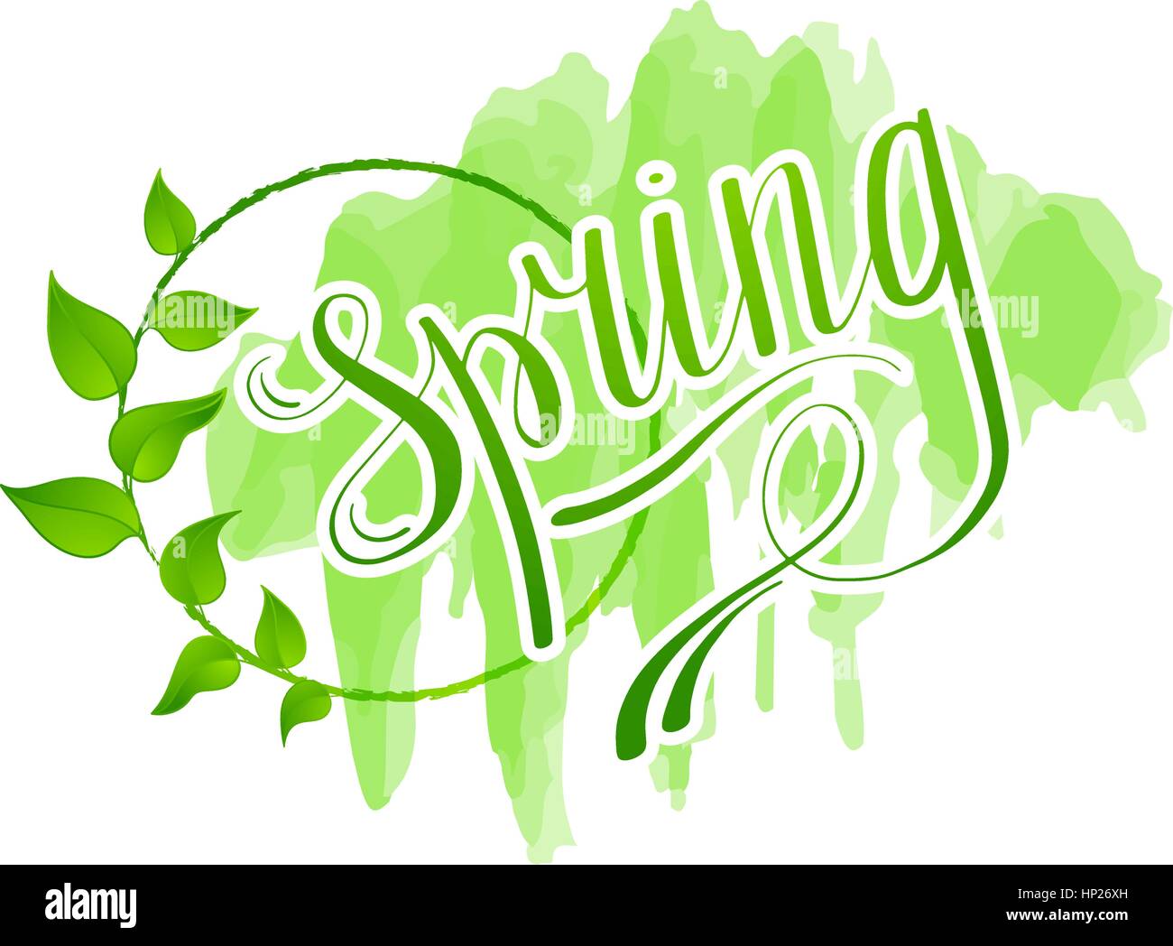 Hello Spring abstract background. Vector illustration. Design element ...