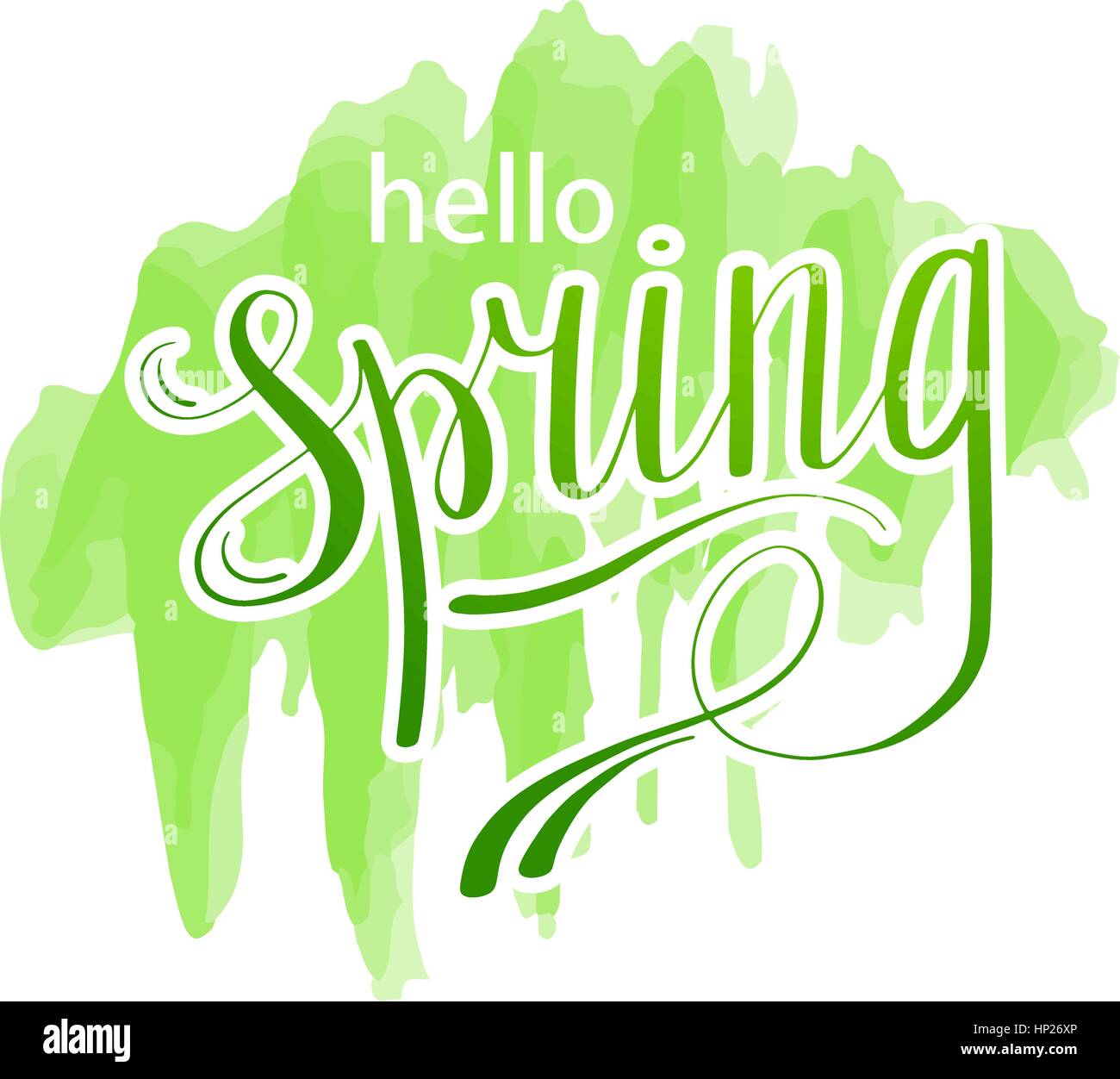 Hello Spring abstract background. Vector illustration. Design element ...