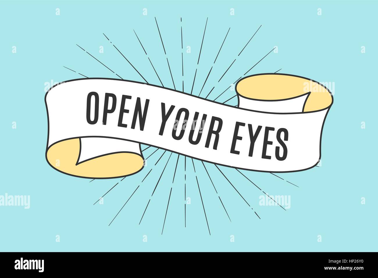 Eyes open cartoon hi-res stock photography and images - Alamy