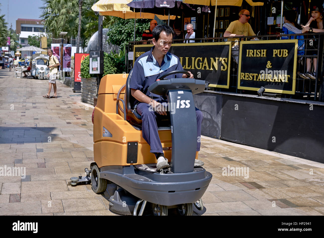 Street cleaning cart hi-res stock photography and images - Alamy