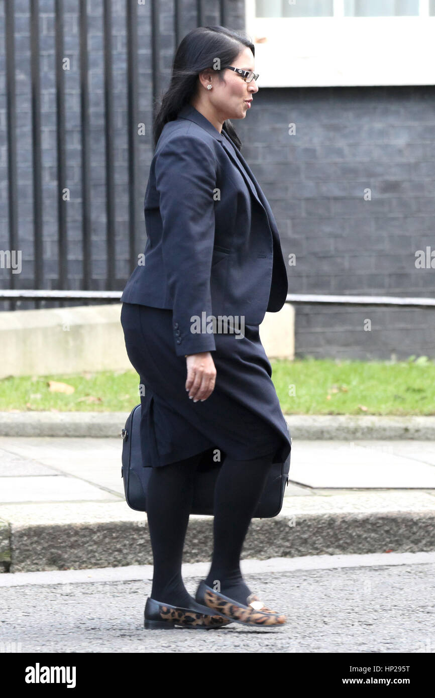 Priti Patel, Secretary of State for International Development, leaving ...