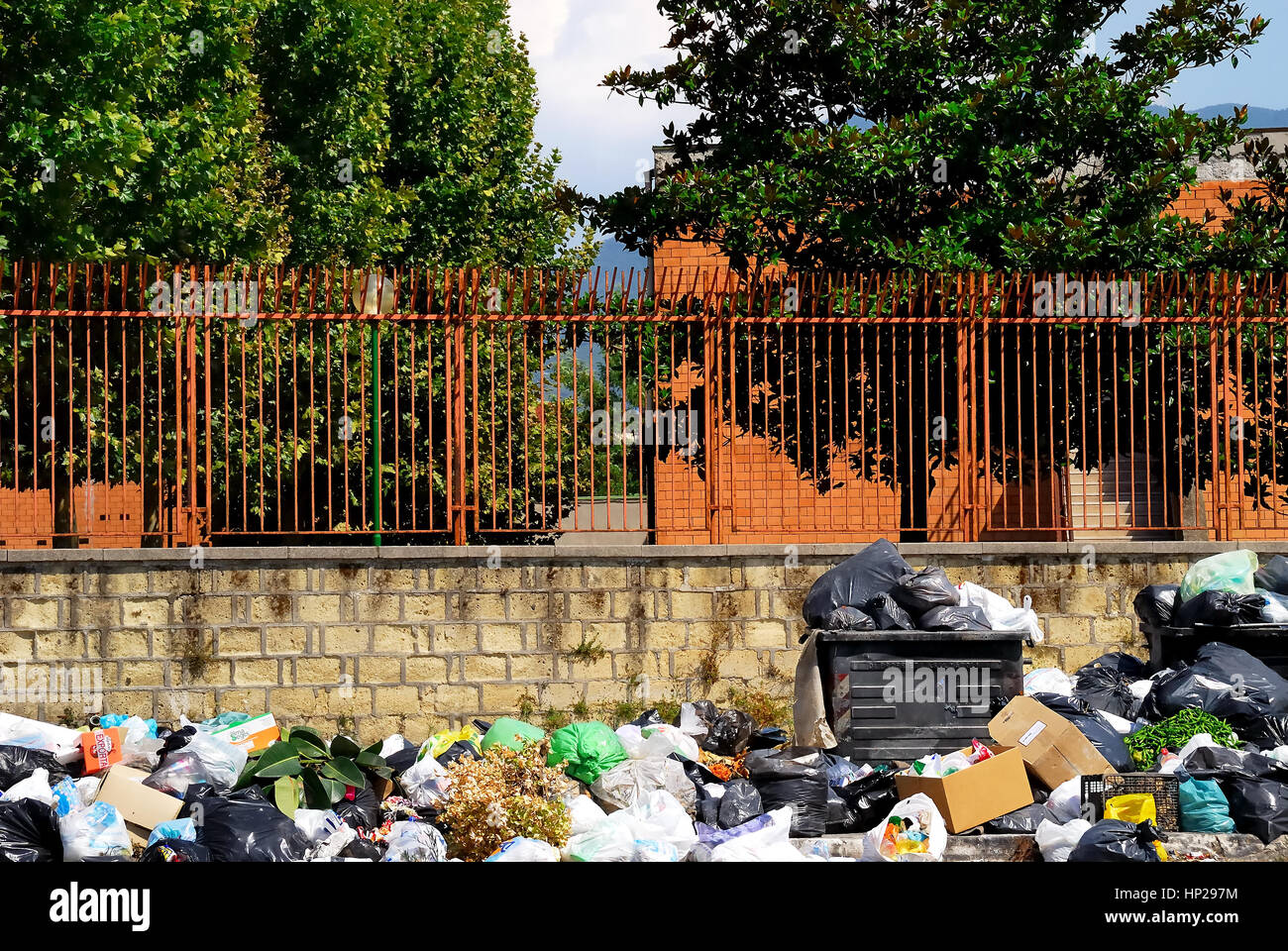 August 2011. Still serious waste emergency in Naples. In cities the ...