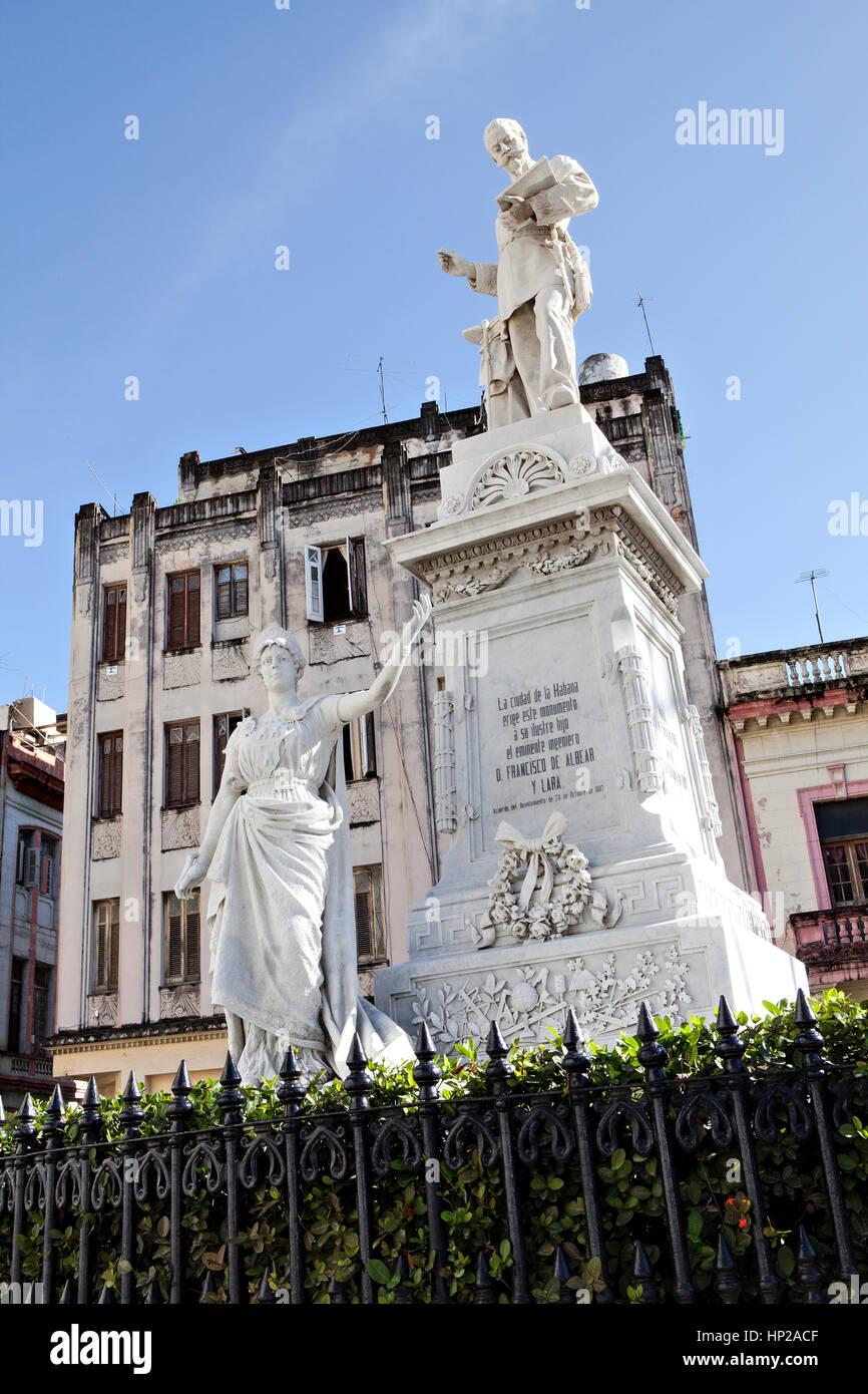 Statue of francisco de albear hi-res stock photography and images - Alamy