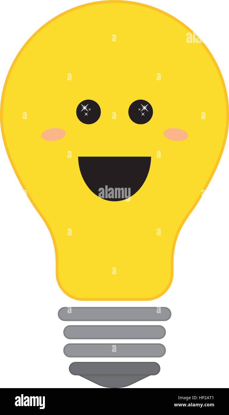 Bulb light cartoon icon vector illustration graphic design Stock Vector ...