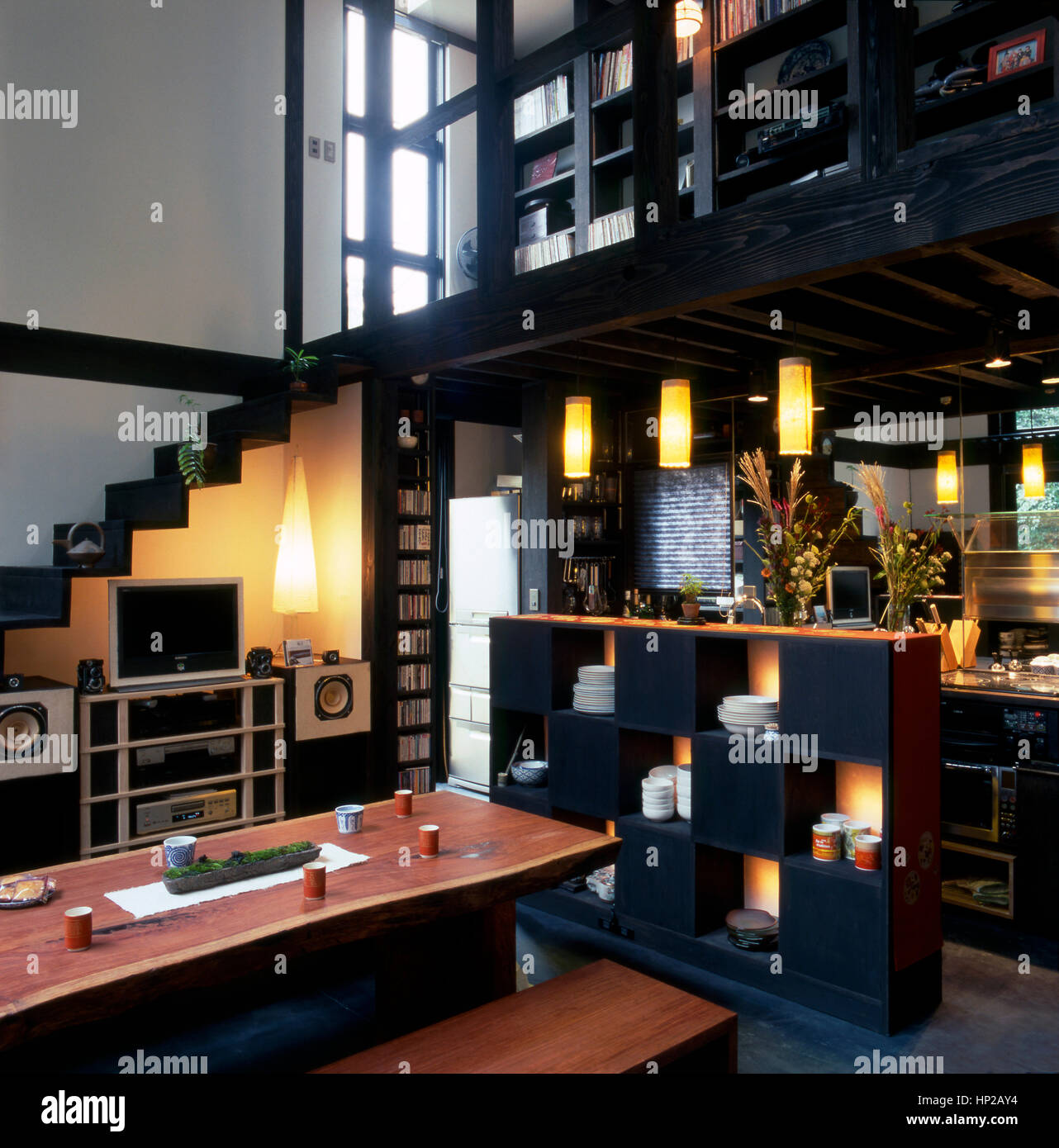 Interior contemporary japanese home hi-res stock photography and images ...