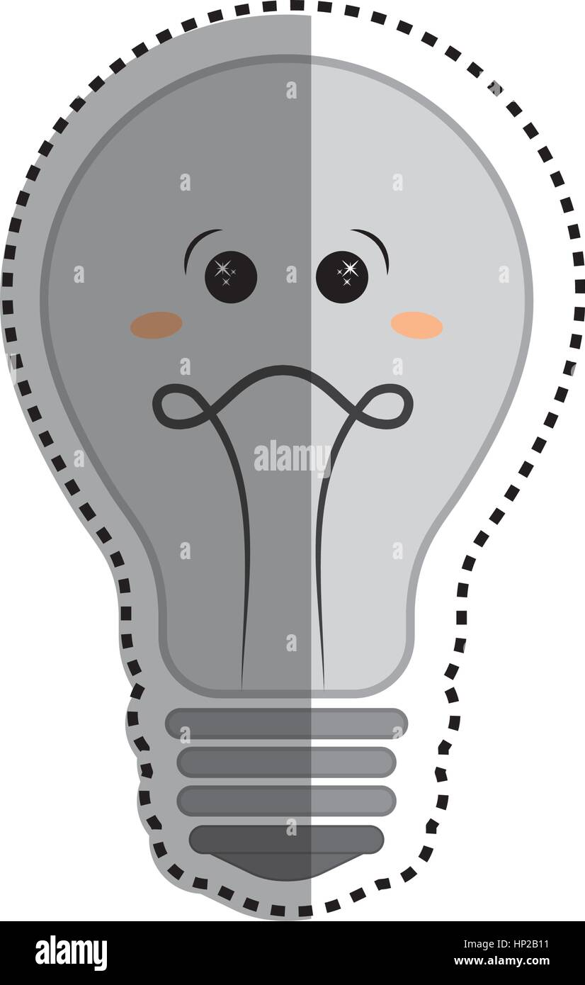 Bulb light cartoon icon vector illustration graphic design Stock Vector ...