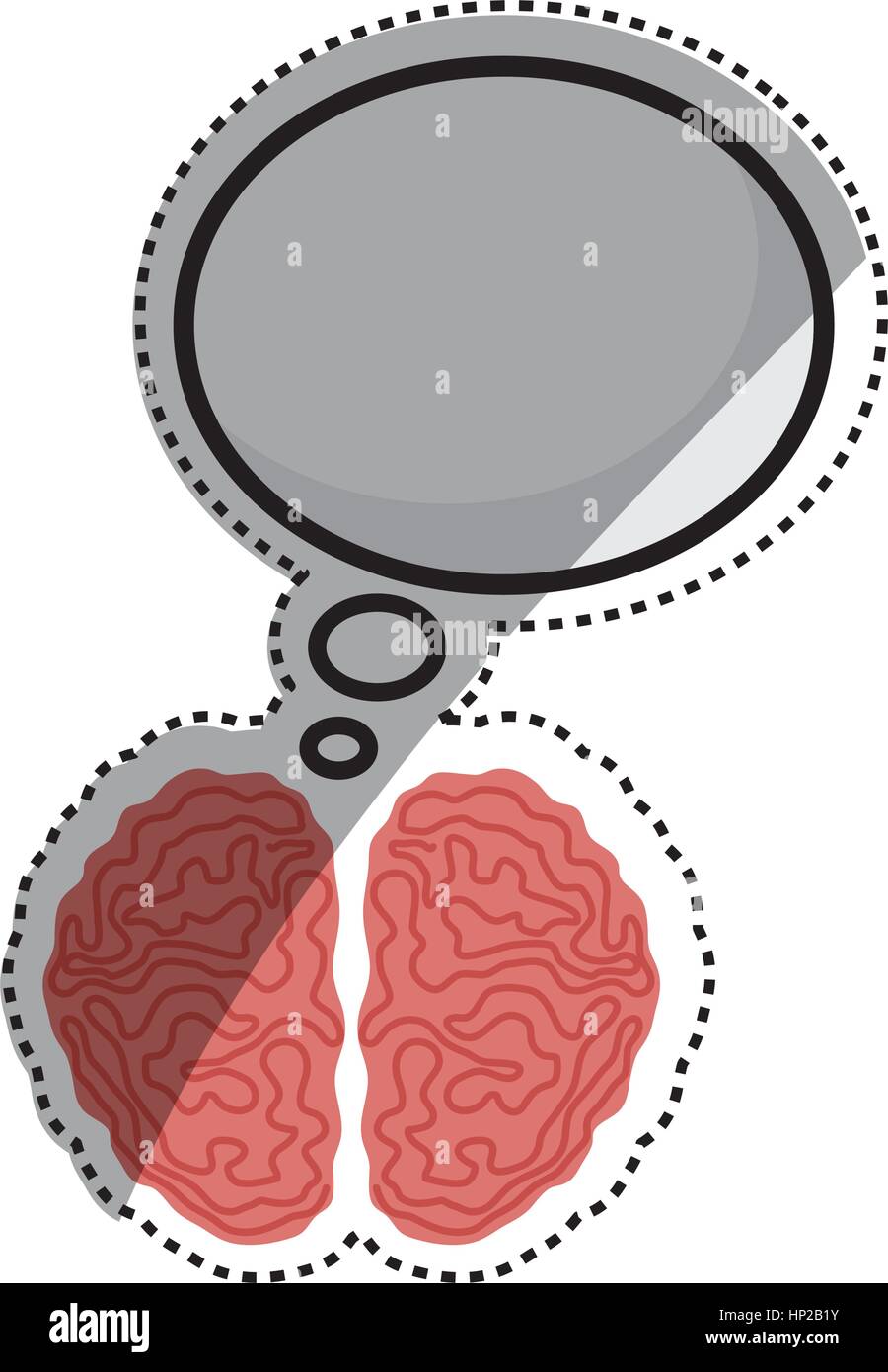 Human brain intelligence icon vector illustration graphic design Stock ...