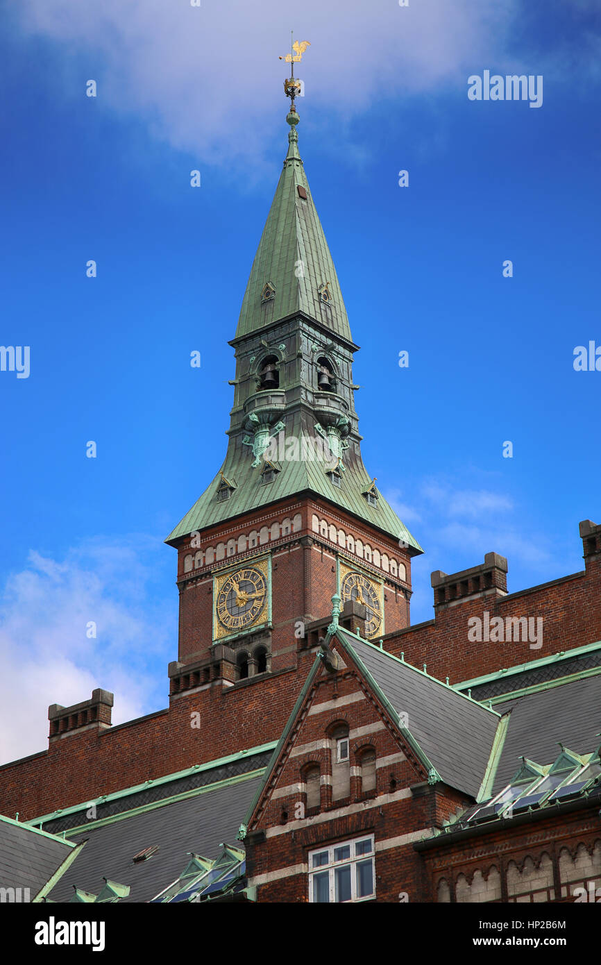 Radhus, Copenhagen city hall in Copenhagen Denmark Stock Photo - Alamy