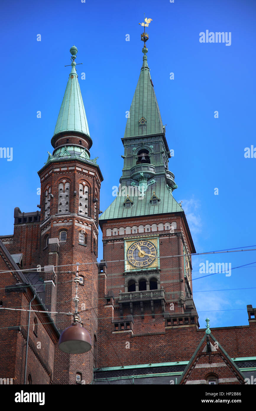Radhus, Copenhagen city hall in Copenhagen Denmark Stock Photo - Alamy