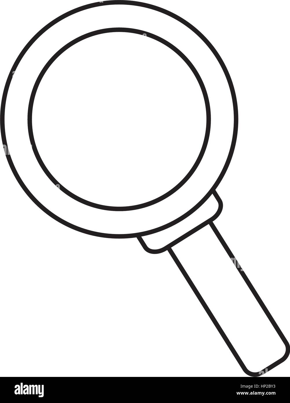 Lupe magnifying glass icon vector illustration graphic design Stock ...