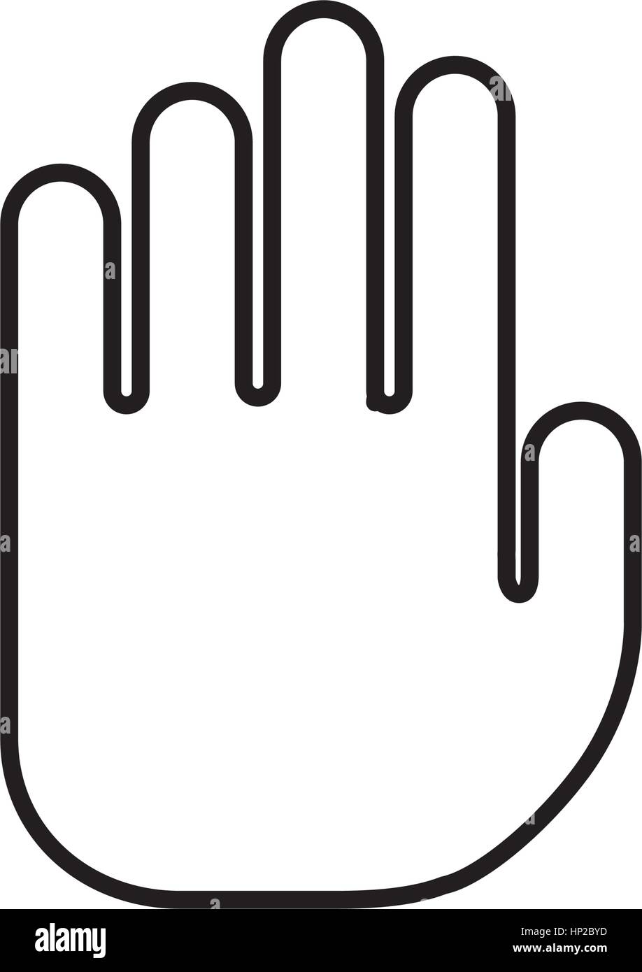 Hand stop sign icon vector illustration graphic design Stock Vector ...