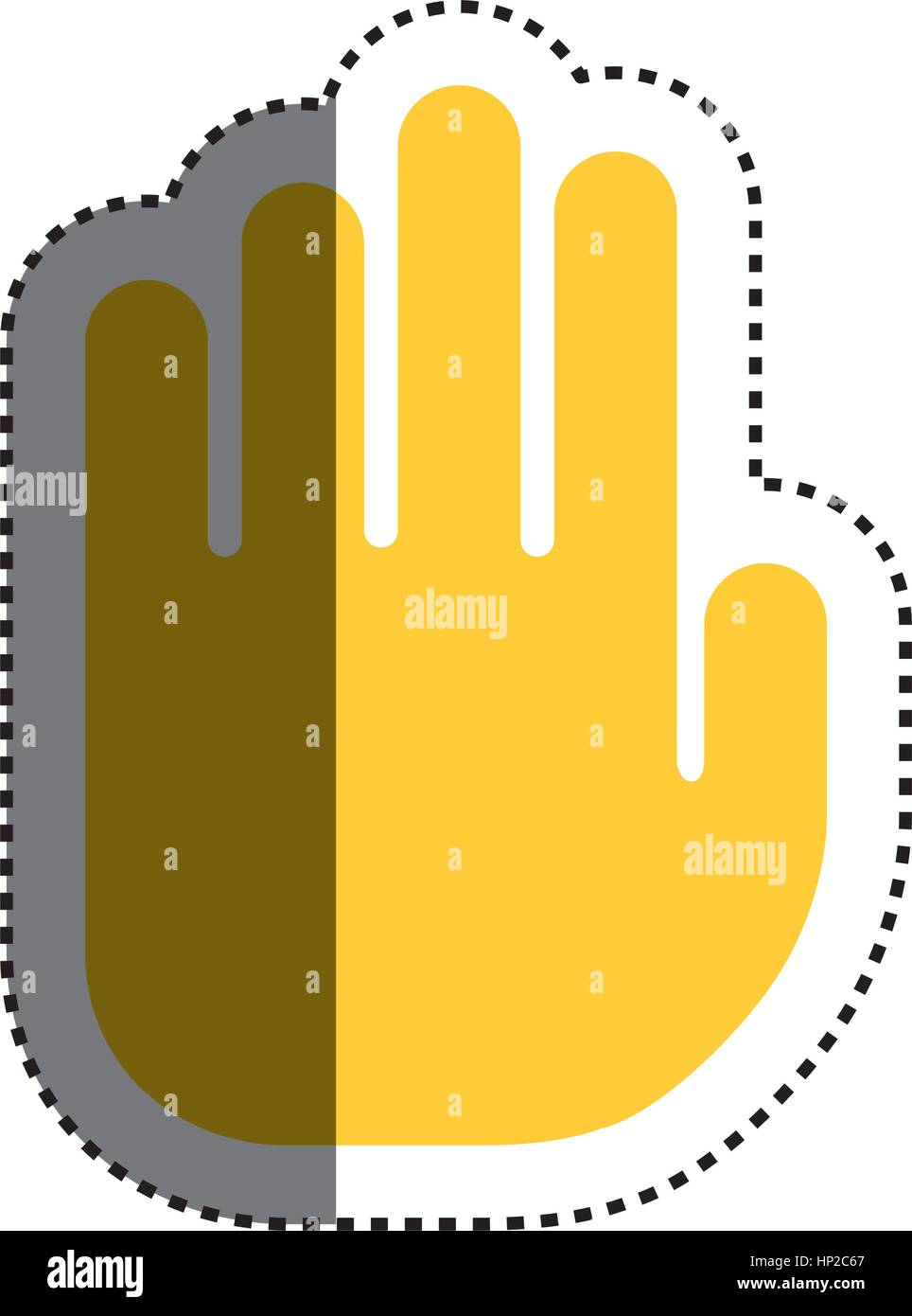 Hand stop sign icon vector illustration graphic design Stock Vector ...