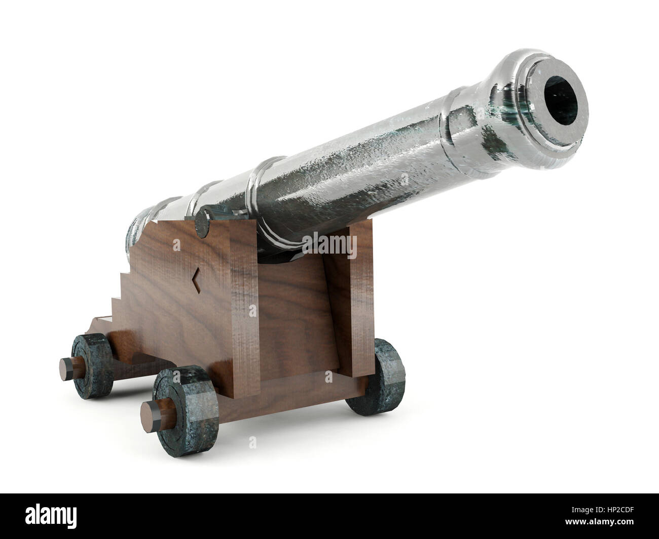 Cannon isolated on white background Stock Photo - Alamy