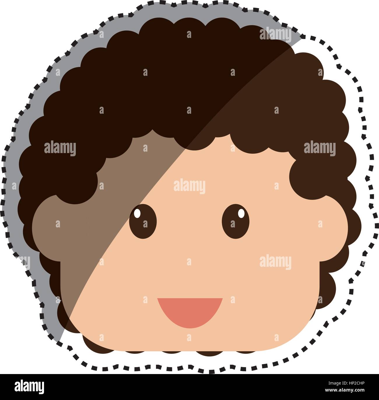 Kid boy face icon vector illustration graphic design Stock Vector Image ...