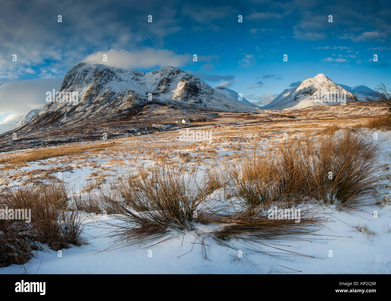 A winter landscape at River Etive, Glencoe, Glencoe Landscapes ...