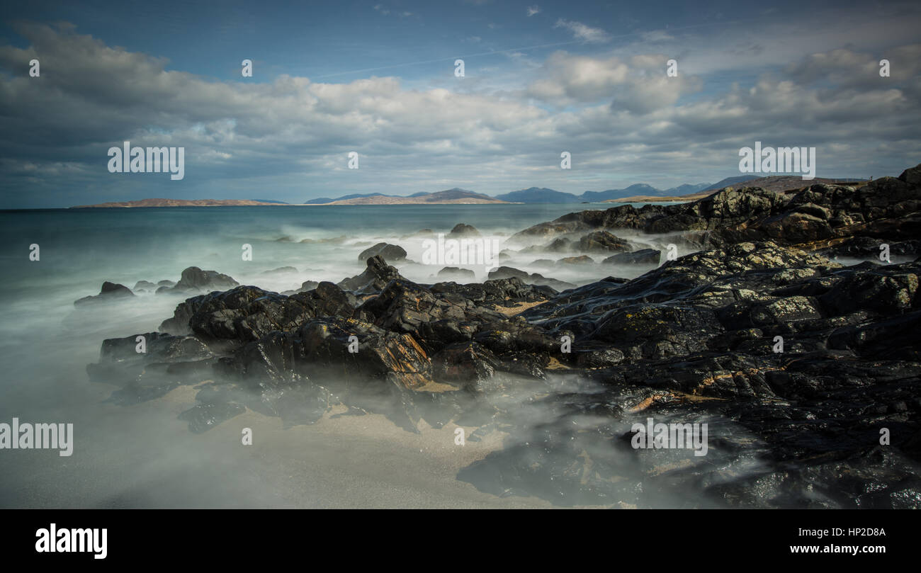 Borve Beach on the Isle of Harris, Outer Hebredes, Western Isles of ...