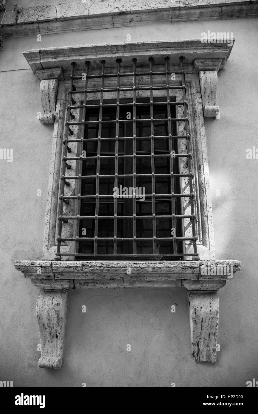 Medieval jail window Black and White Stock Photos & Images - Alamy