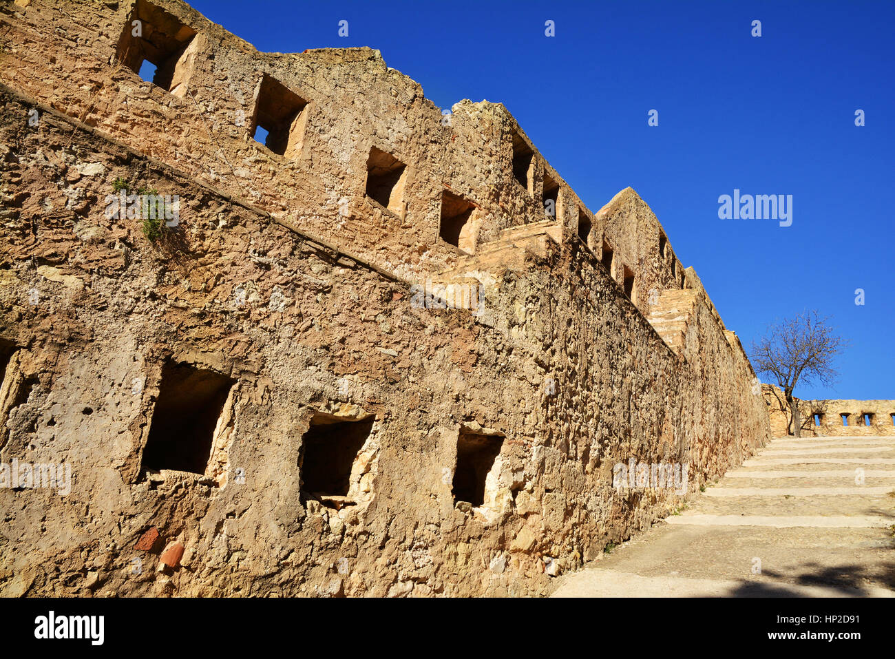 Ruins of Xativa Castle, Valencia, Spain Stock Photo - Alamy