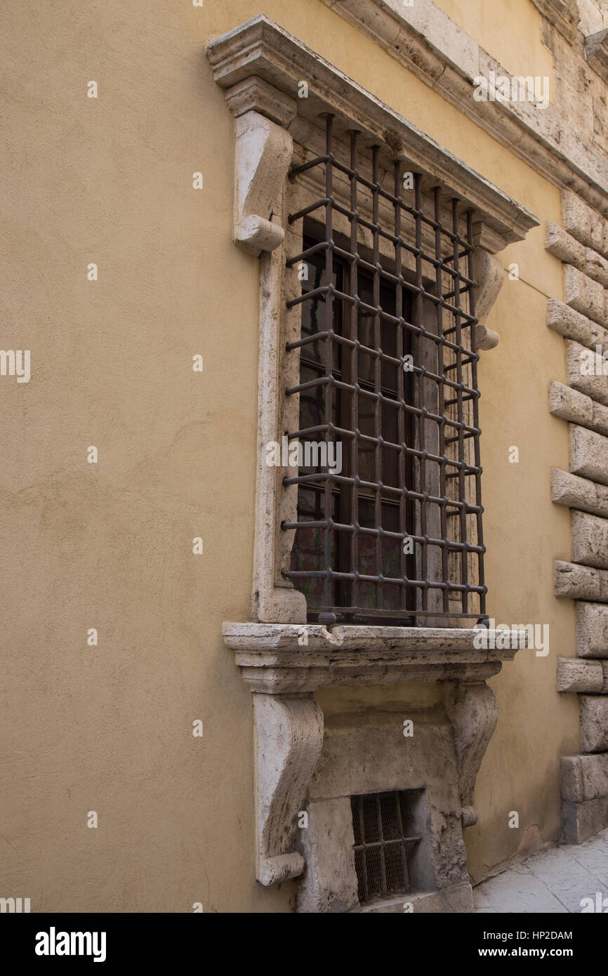 Medieval window with iron bars hi-res stock photography and images - Alamy