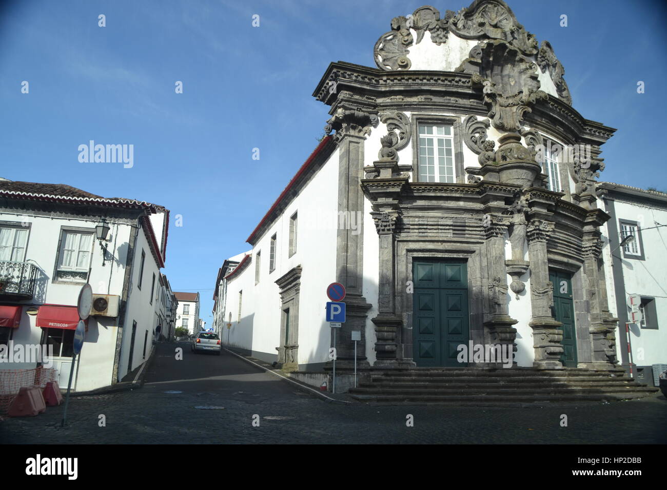 Interesting architecture on Sao Miguel island, Azores, Portugal Stock ...