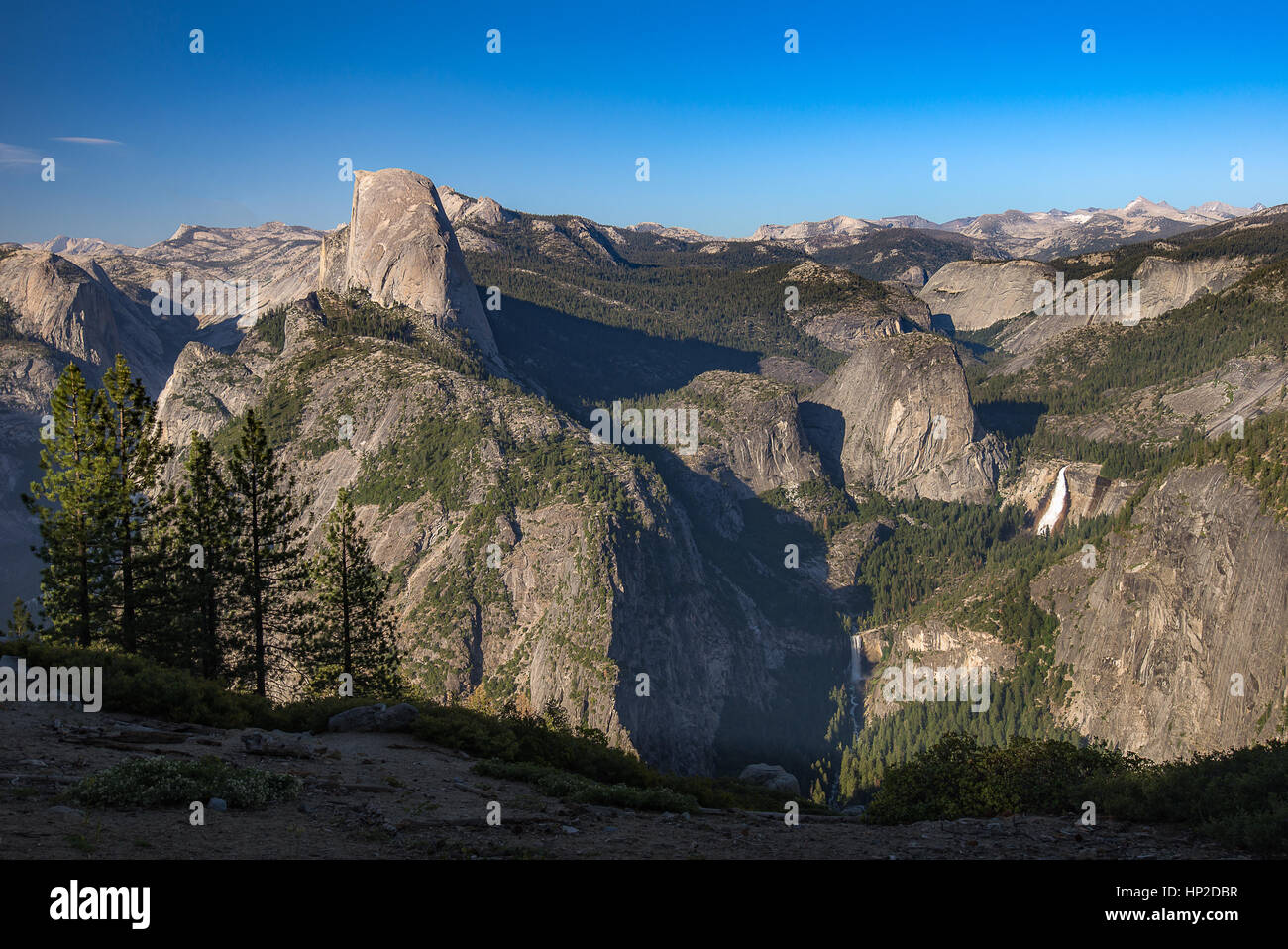 Panorama trail glacier point yosemite hi-res stock photography and ...